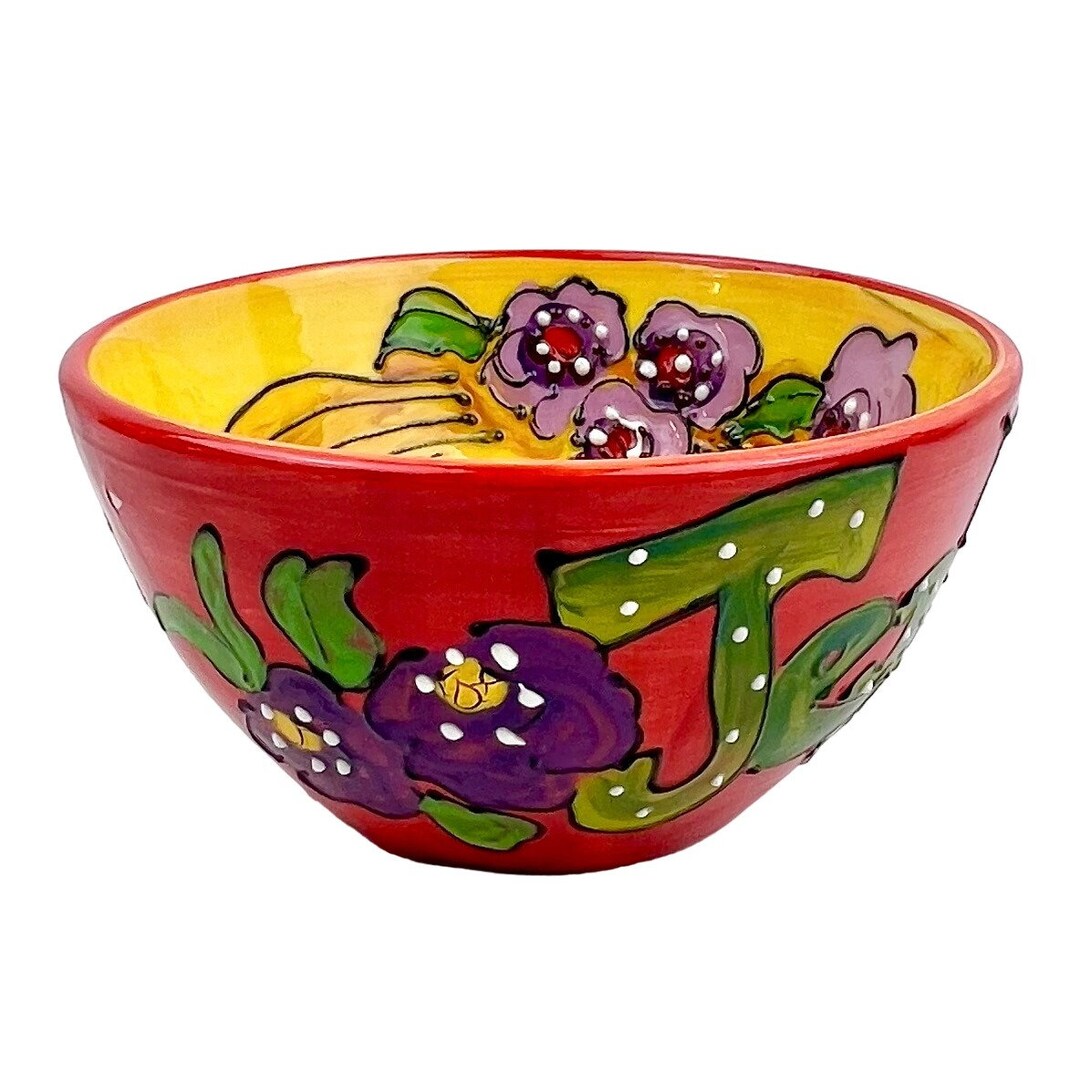 Debby Carman Faux Paw Productions Studio Art Bowl Jealous Lover see ...