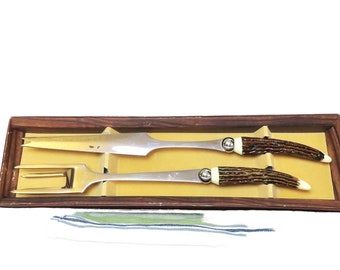 Meat Carving Set - Etsy