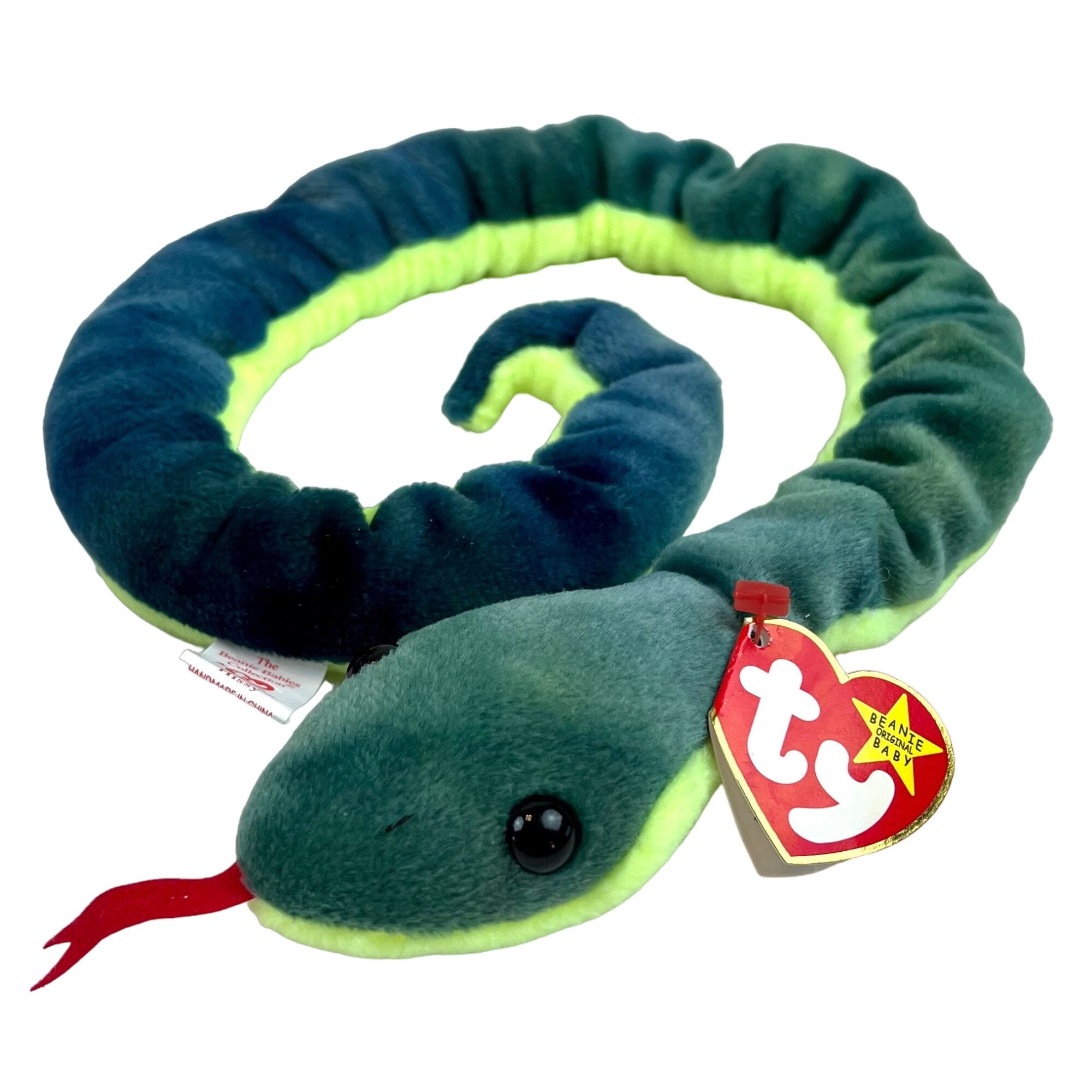 Ty Beanie Babies Collection Hissy the Snake Beanie Baby Vintage 1997 ...