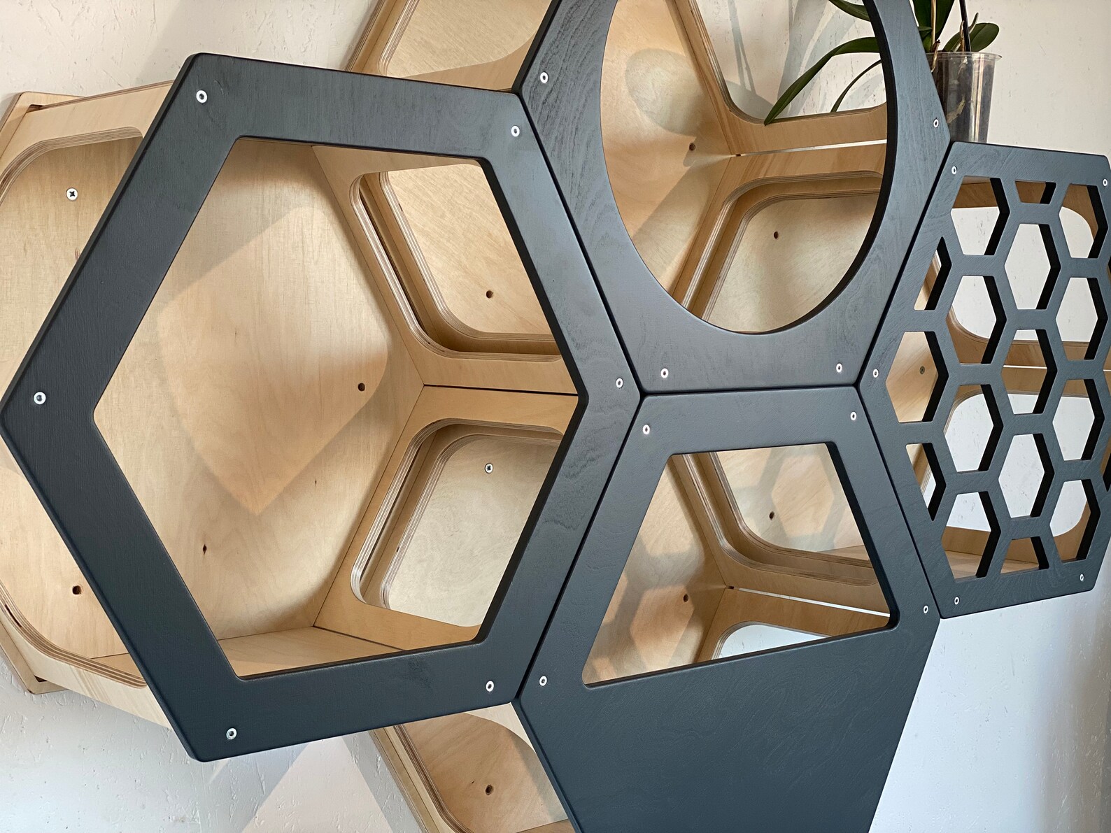 Set of Hexagon Cat Shelfs Included Steps Cat Furniture Cat - Etsy