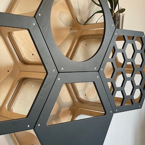 Set of Hexagon Cat Shelfs Included Steps, Cat Furniture , Cat House ...