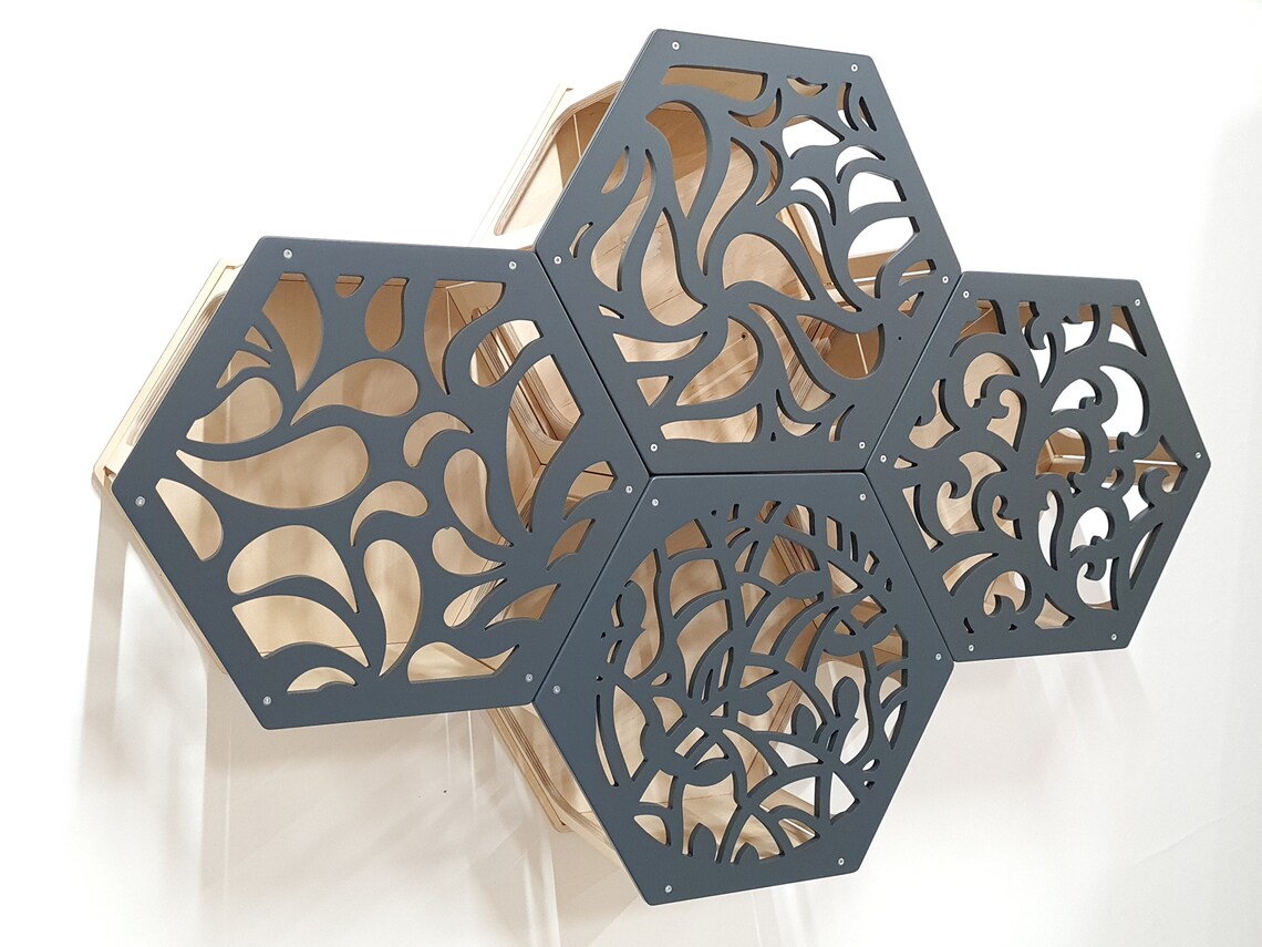 Set of Hexagon Cat Shelfs Cat Furniture Cat House Cat - Etsy