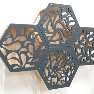 Set of Hexagon Cat Shelfs, Cat Furniture , Cat House, Cat Hexagon ...