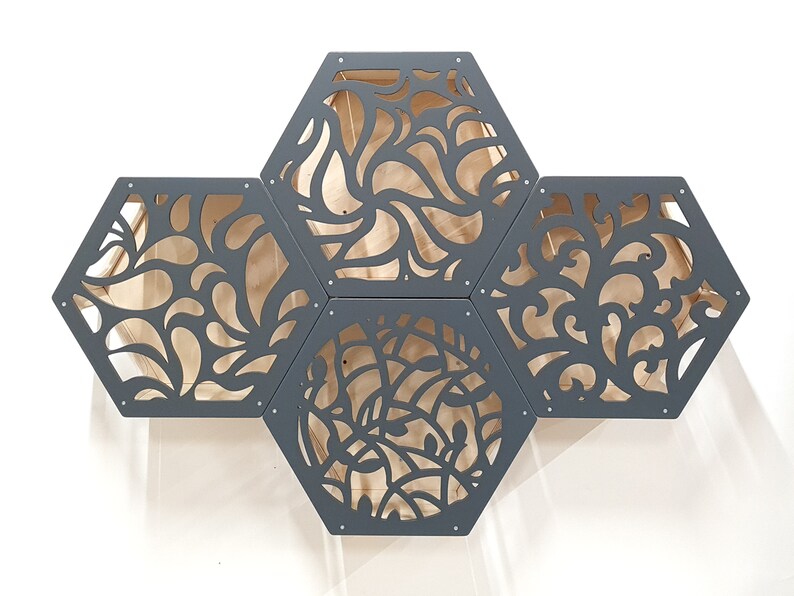 Set of Hexagon Cat Shelfs, Cat Furniture , Cat House, Cat Hexagon ...