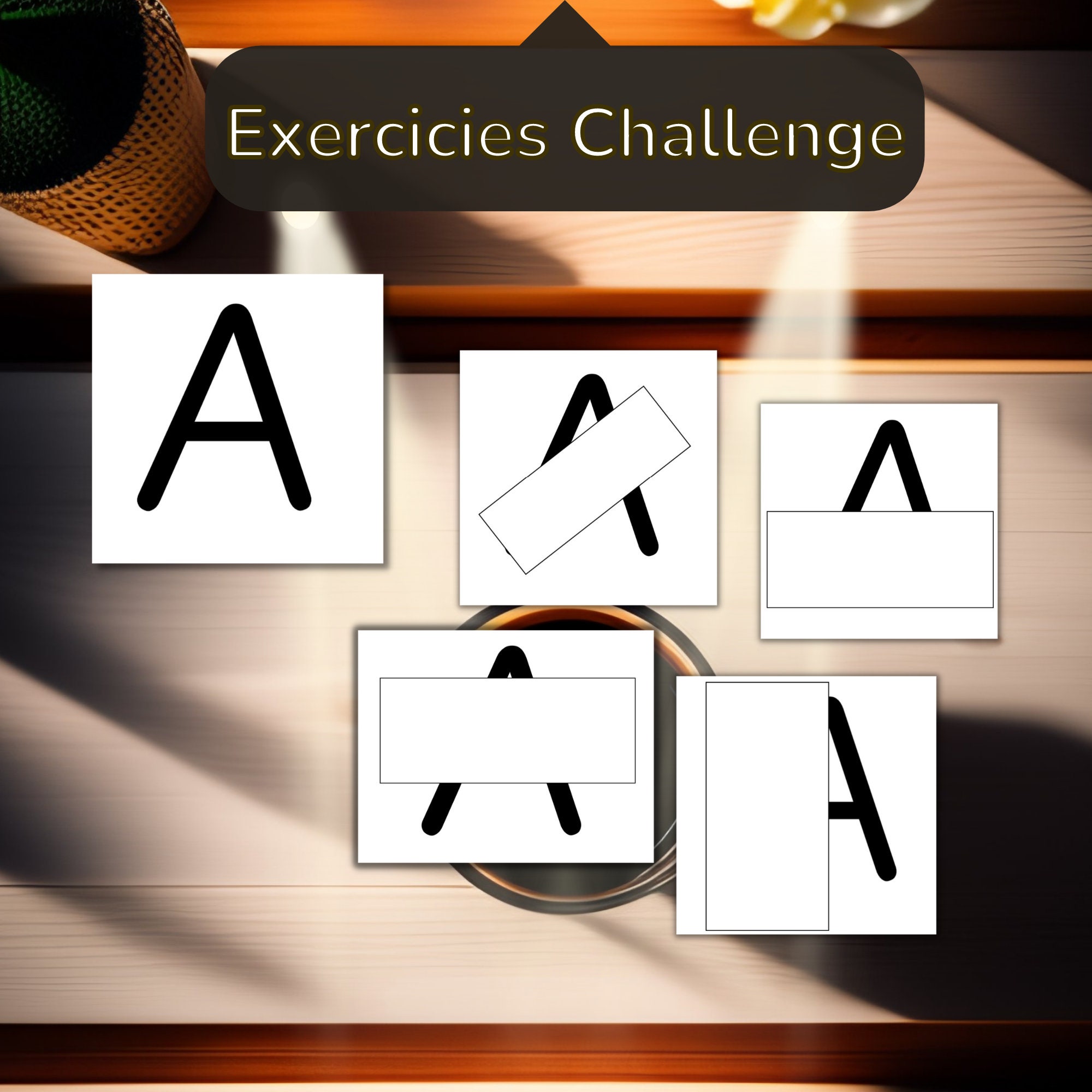 ABC Montessori Alphabet Mat,preschool,montessori Flashcards,homeschool ...