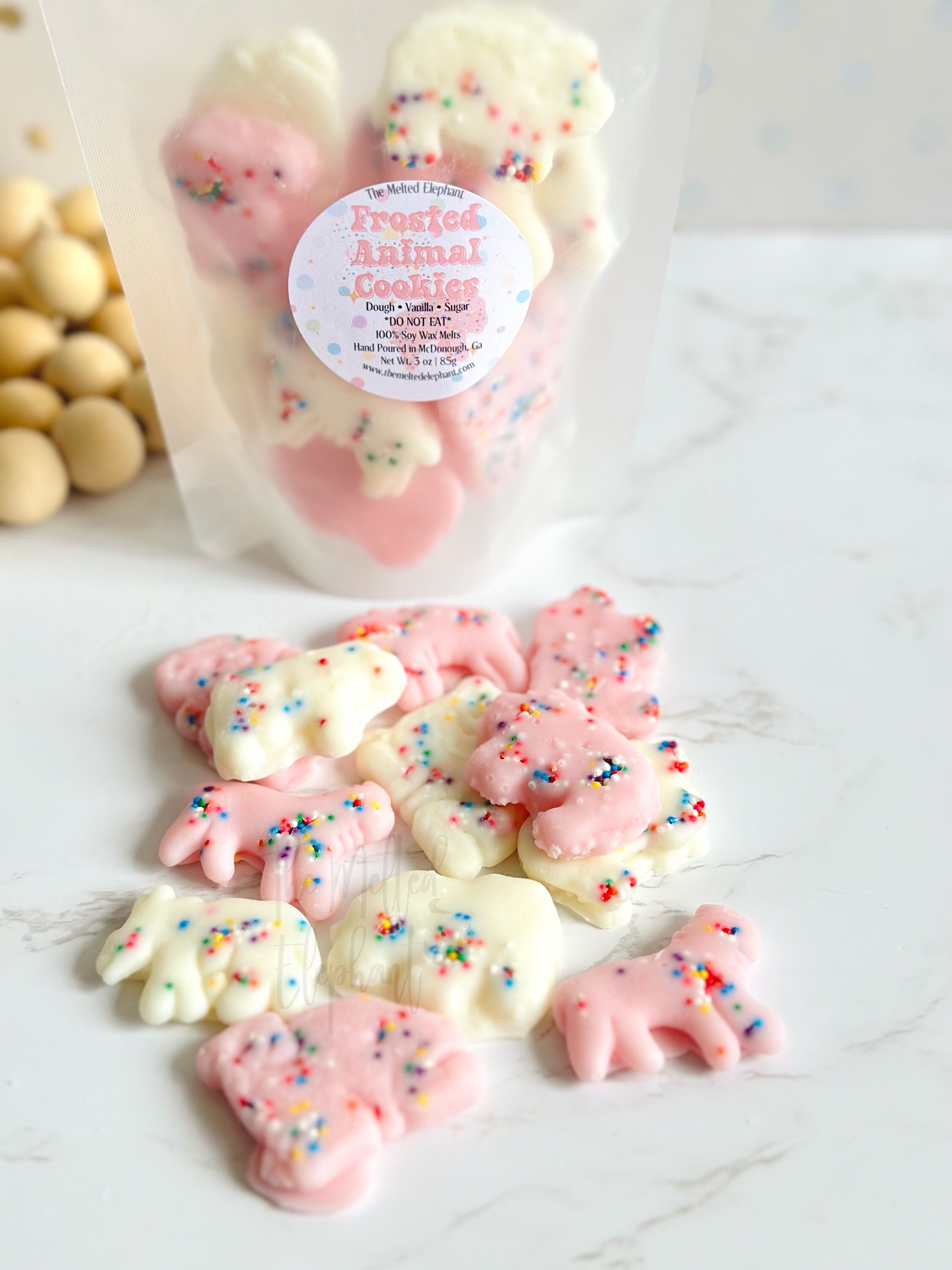 Iced Animal Cookie Wax Melts, Frosted Cookie Wax Melts, Novelty Food ...