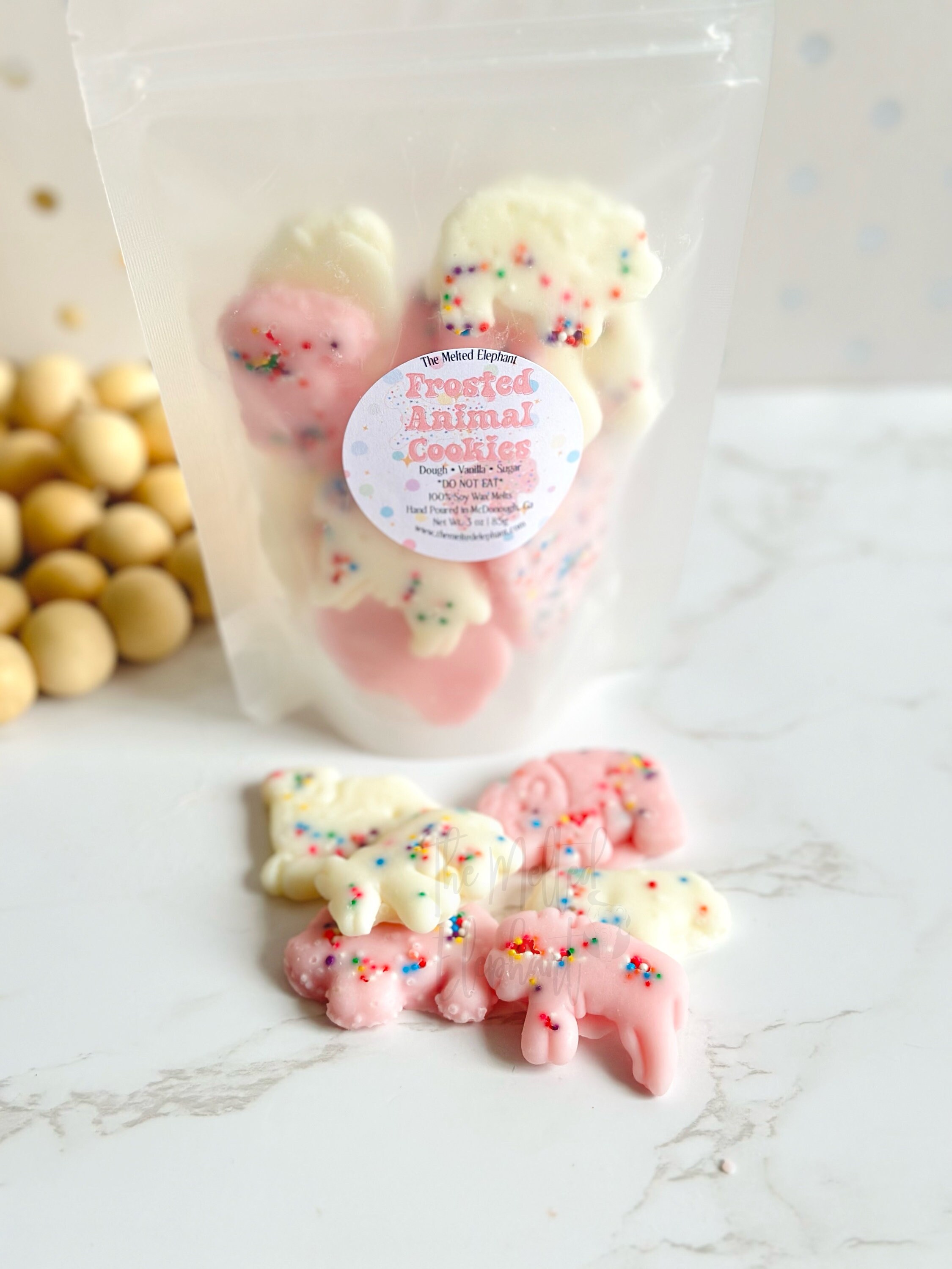 Iced Animal Cookie Wax Melts, Frosted Cookie Wax Melts, Novelty Food ...