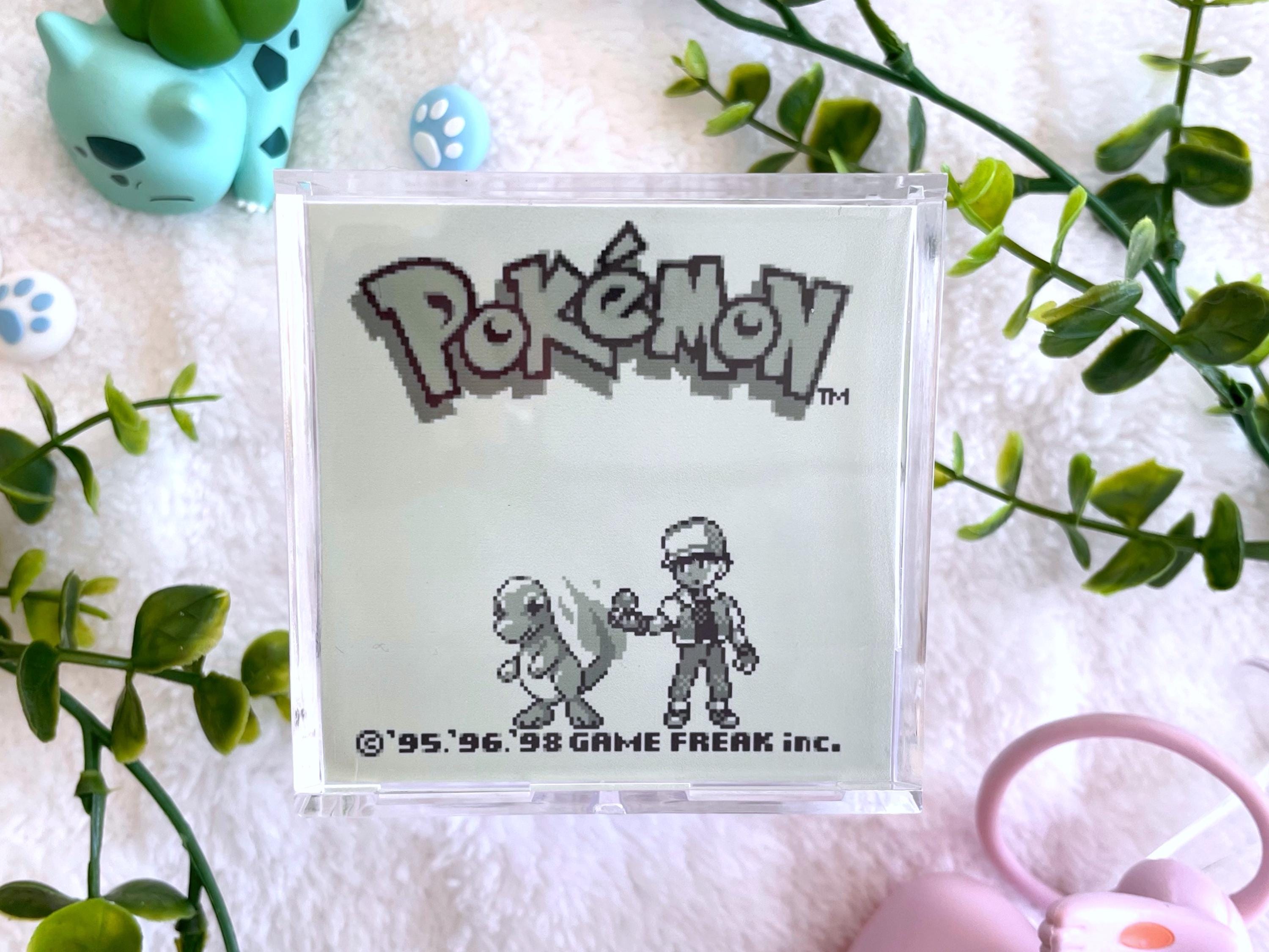 Pokémon 3D Cube Diorama - Shadow Box, Gamer Gift, Pokémon Red & Blue ...