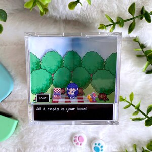 Omori Memories 4-sided 3D Diorama Cube – Shadow Box, Gamer Gift, Omori ...