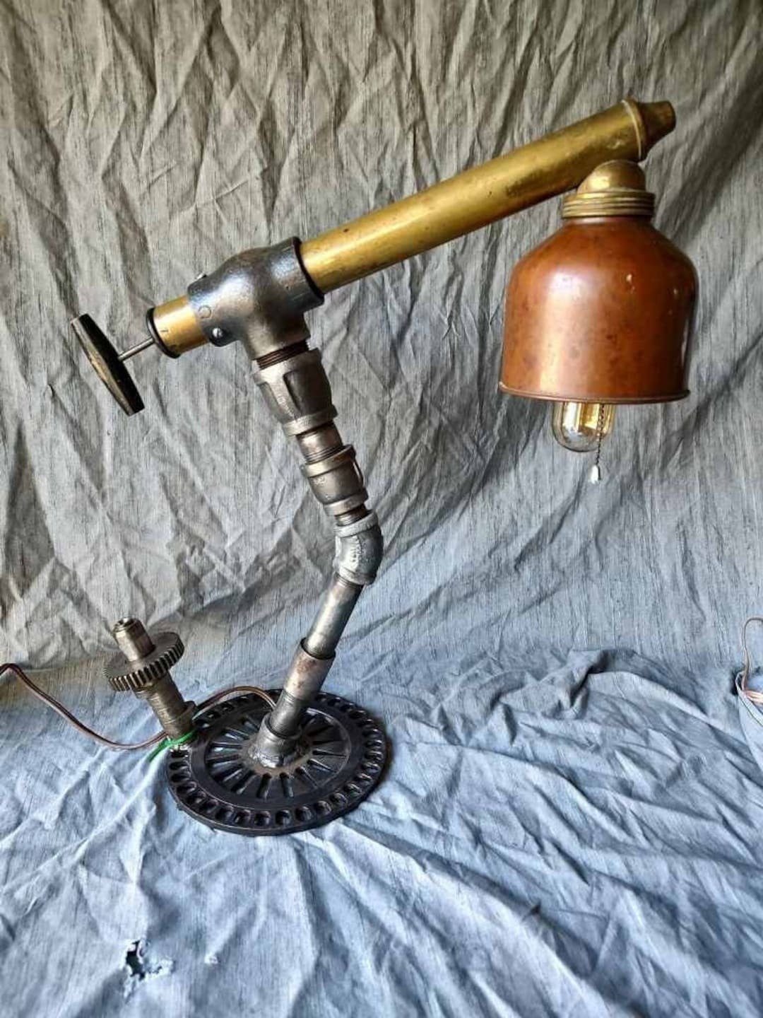Antique Hand Sprayer Industrial Desk Lamp - Etsy