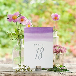 Printable Table Numbers Color Wash Style - Etsy