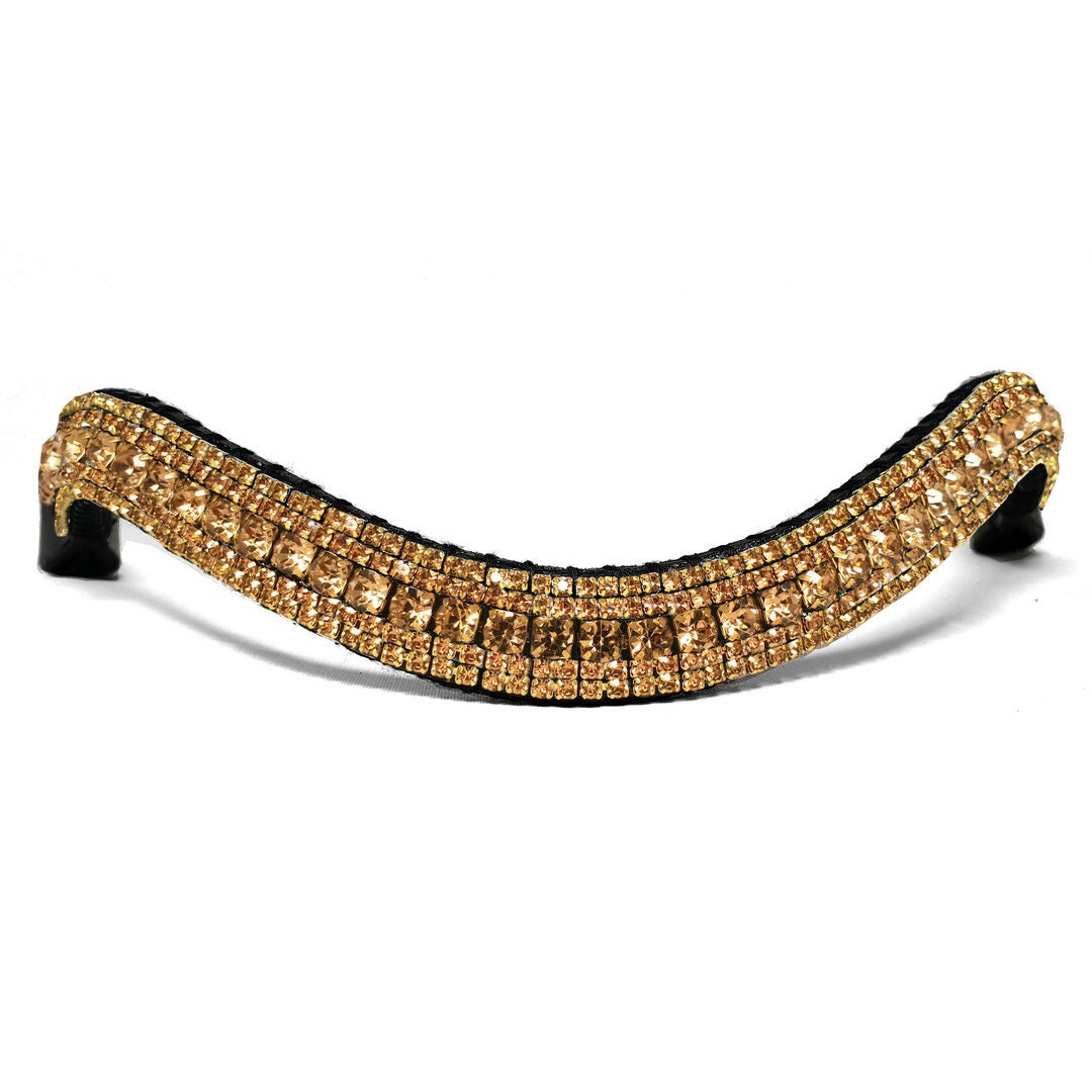 Browband Gold, Horse Browband, Bling Browband, Rhinestone Browband ...