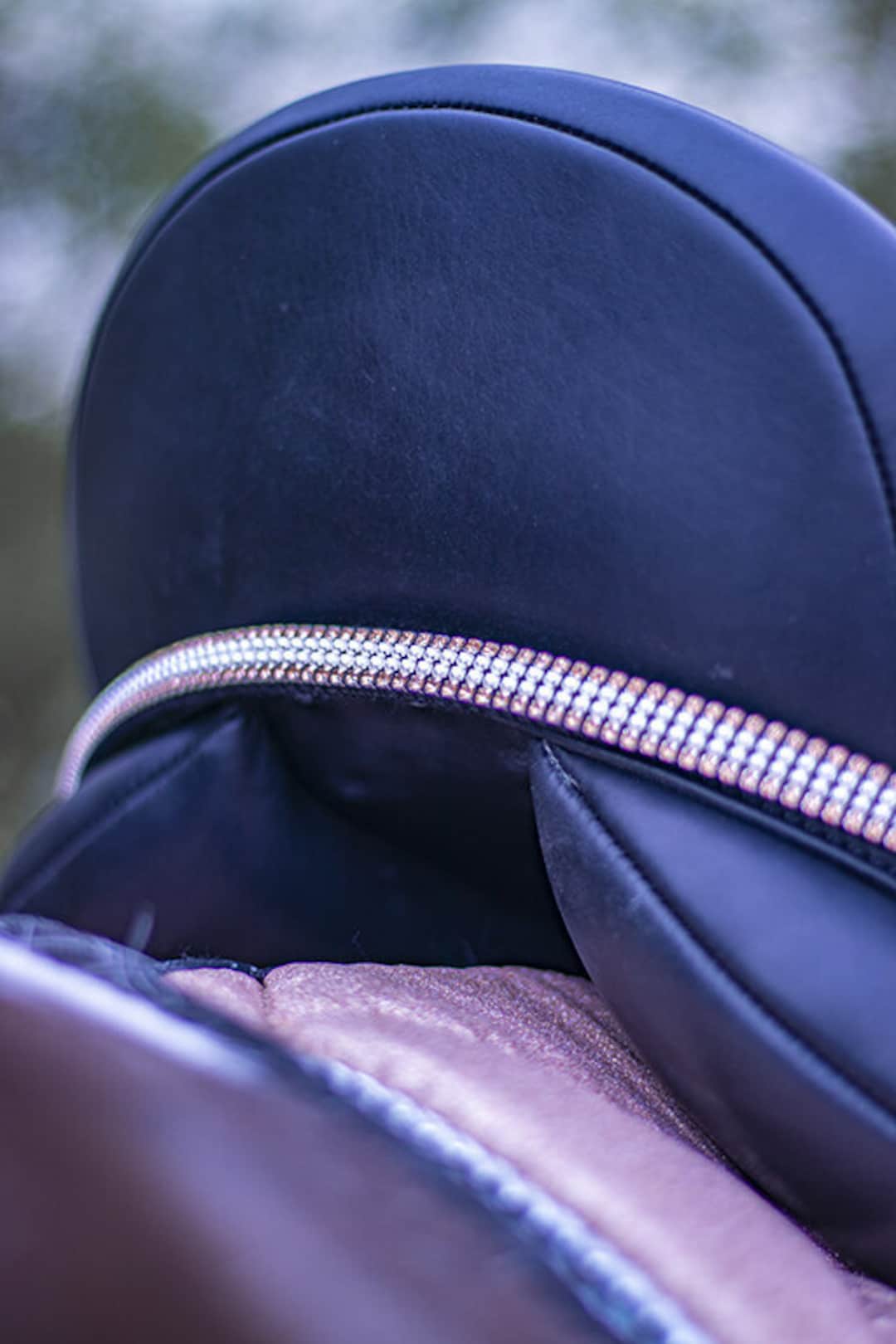 Saddle Jewel Rose Gold & Little Pearl, Bling Saddle, Rhinestone Saddle ...