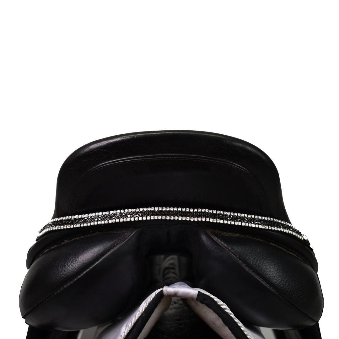 Saddle Jewel Crystal & Black, Bling Saddle, Rhinestone Saddle, Silver ...