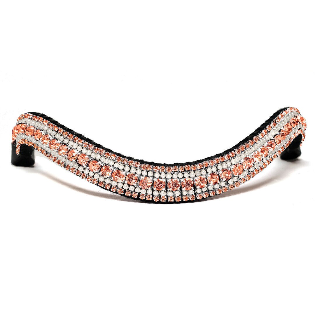 Browband Rose Gold & Little Pearl, Horse Browband, Bling Browband ...