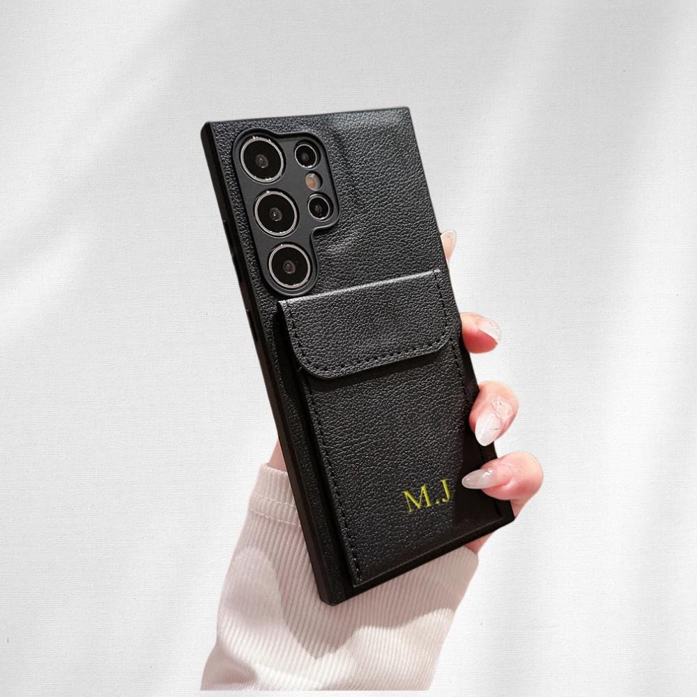 Custom Name Samsung S25 S24 Ultra S23 S22 S21 Case With Card Slot ...