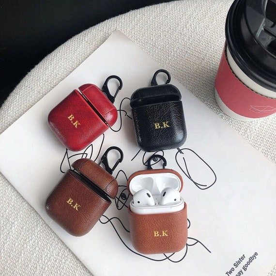 Custom Leather Texture Name Initials Monogram Protective - Etsy