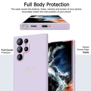 Initial Custom Name Letters Case, Personalized Case Liquid Silicone ...