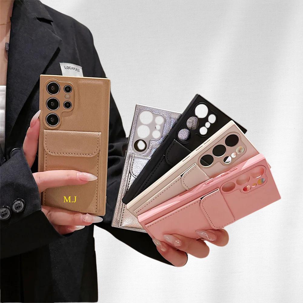 Custom Name Samsung S25 S24 Ultra S23 S22 S21 Case With Card Slot ...