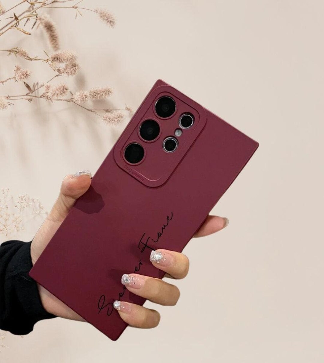 Personalized Custom Name Case Liquid Silicone Cover for Samsung Galaxy A54 A53 A52 S24 S23 S22 ...