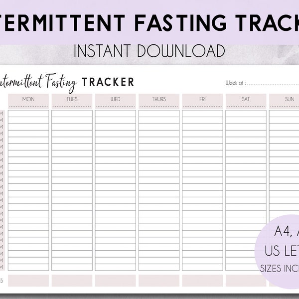 Fast Like A Girl by Chart, Fasting Chart for Women 28day Cycle, Fasting ...
