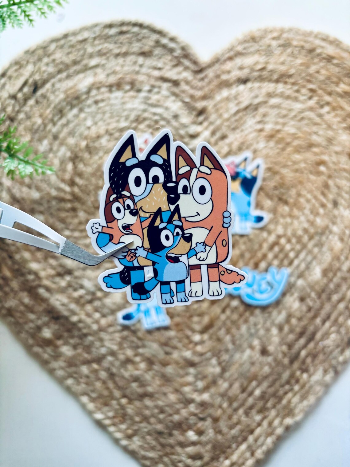 Bluey Vinyl Stickers Set Bluey Bingobluey Family - Etsy