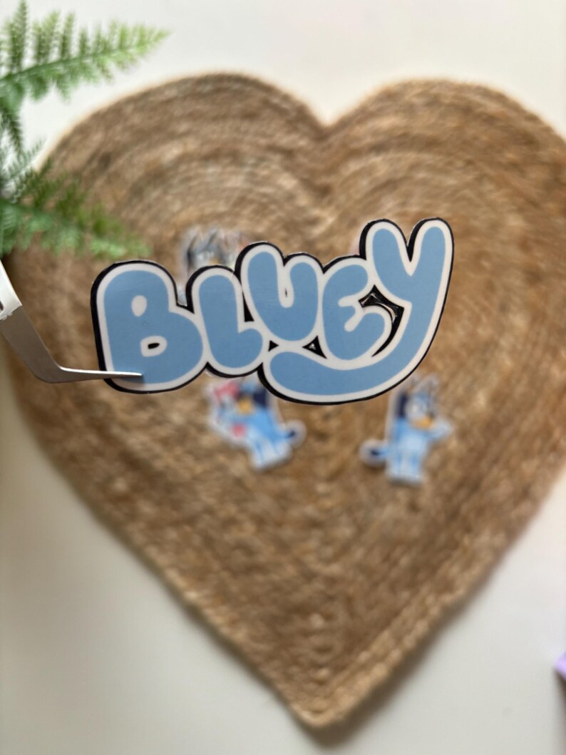 Bluey Vinyl Stickers Set Bluey Bingobluey Family - Etsy