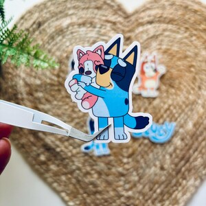 Bluey Vinyl Stickers Set Bluey Bingobluey Family - Etsy
