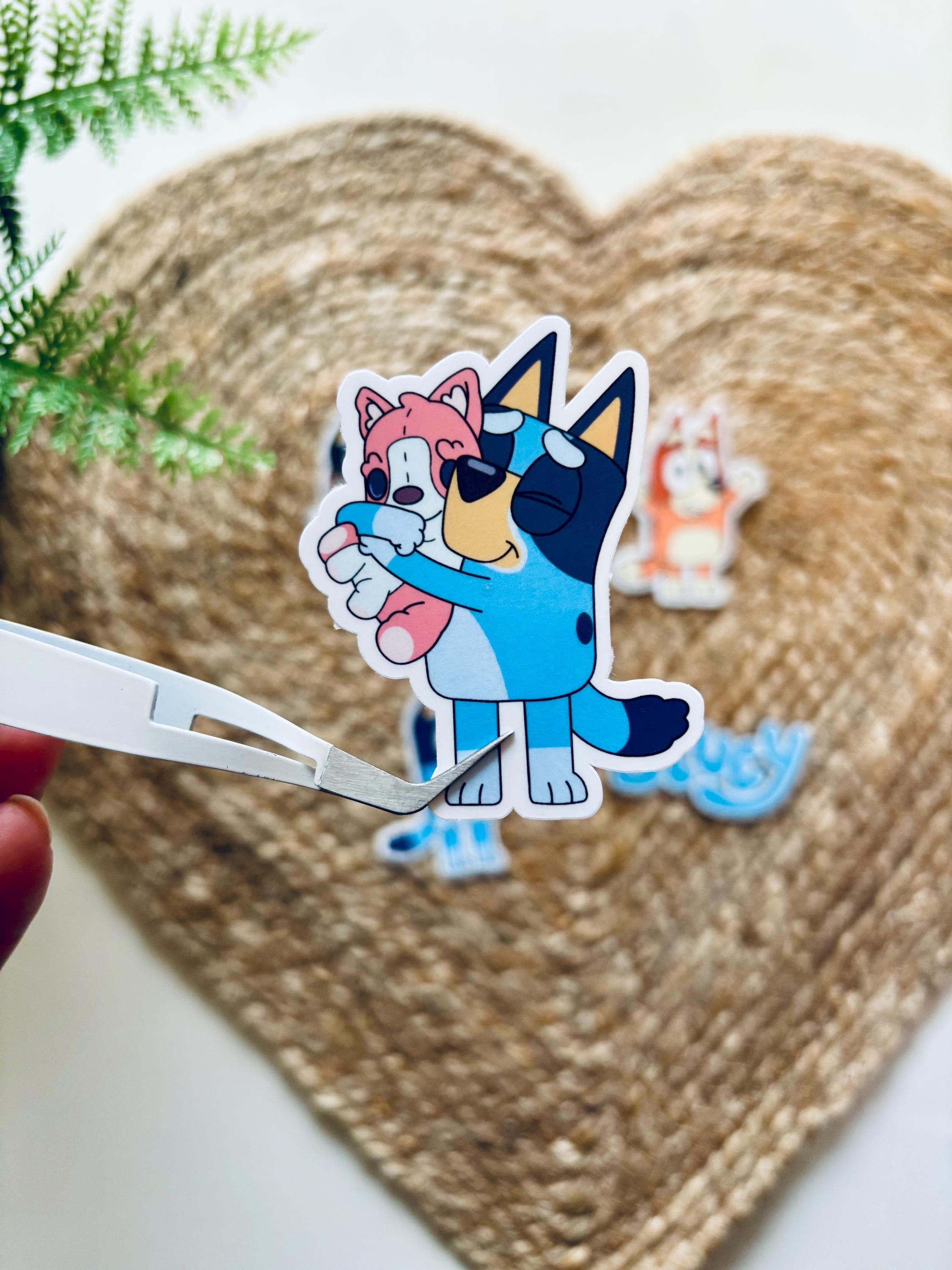Bluey Vinyl Stickers Set Bluey Bingobluey Family - Etsy