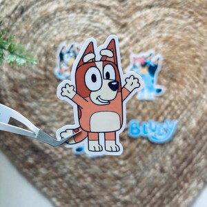 Bluey Vinyl Stickers Set Bluey Bingobluey Family - Etsy