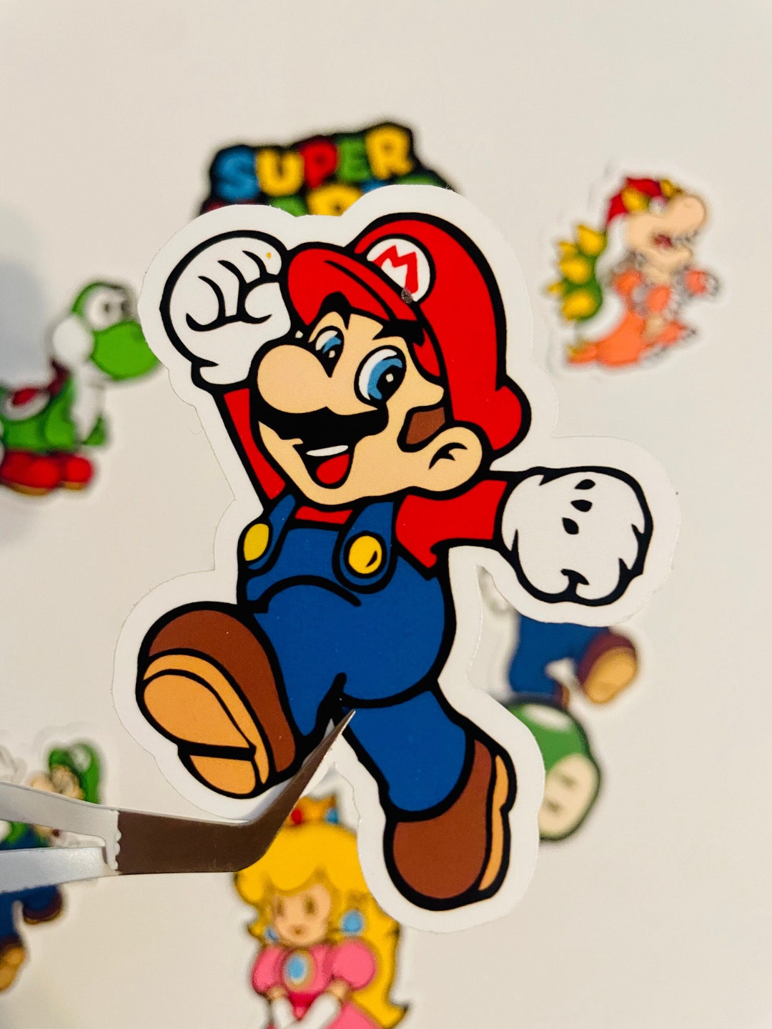 Super Mario Vinyl Stickers - Etsy