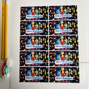 Inside Out Back to School Labels - Etsy