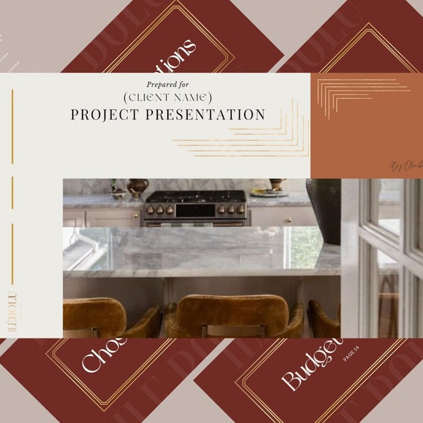 Interior Design Client Presentation Board Etsy