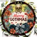 Merry Gothmas Decor, Goth Xmas Decor, Goth Christmas Wreath Sign ...