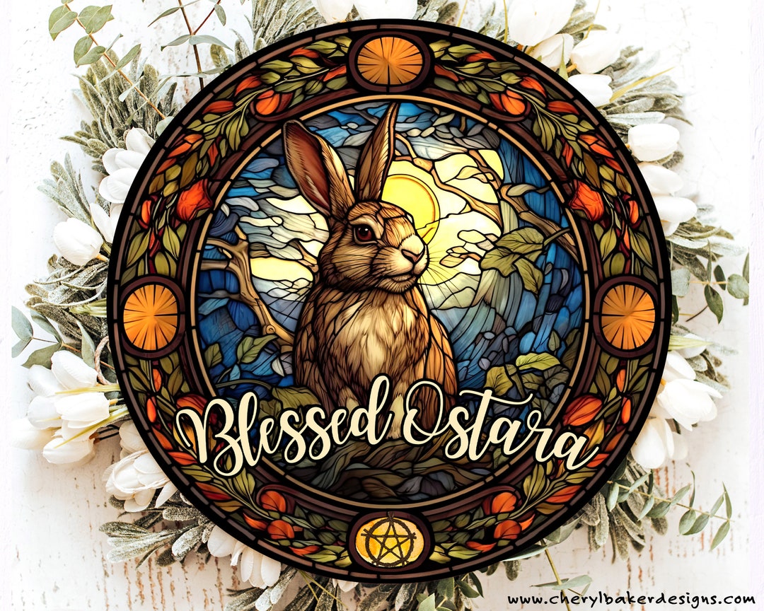 Ostara Decoration, Ostara Wreath Sign, Ostara Altar, Ostara Decor ...