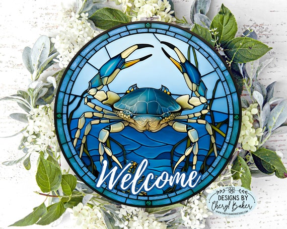Blue Crab Sign