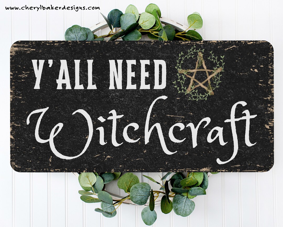 Witch Signs and Decor, Swamp Witch Decor, . Halloween Decor, Goths ...