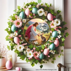 Silly Rabbit Easter is for Jesus Decoration, Religious Easter ...