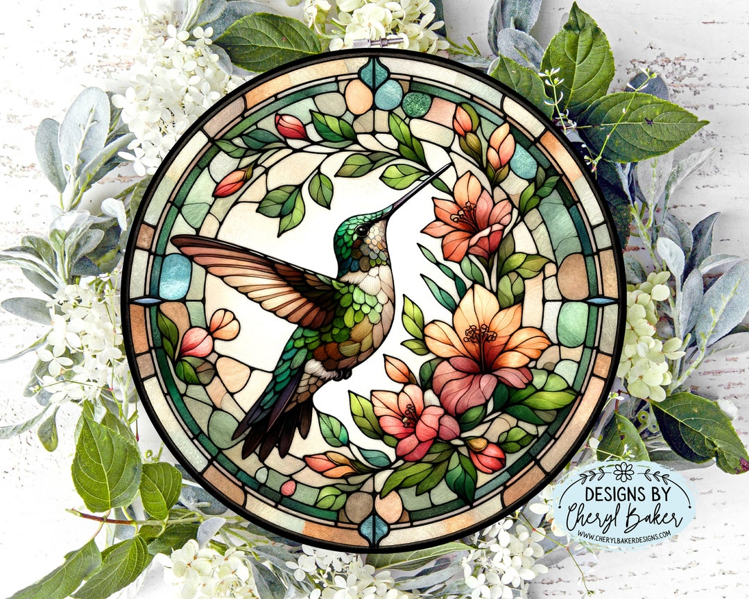Hummingbird Wreath Sign, Cute Hummingbird Sign, Hummingbird Wreath ...