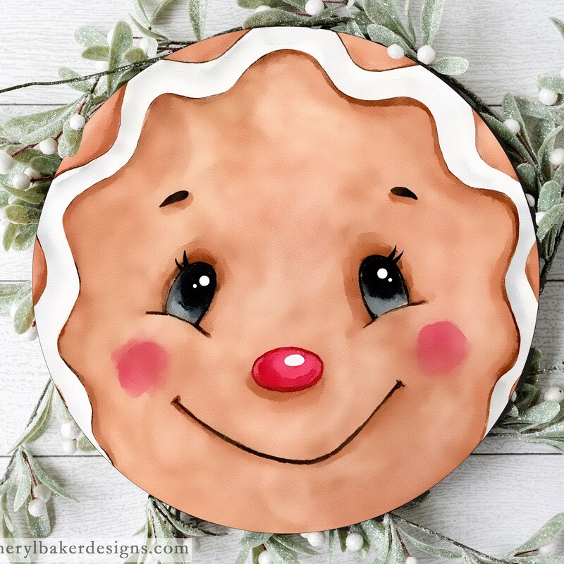 Gingerbread Face - Etsy