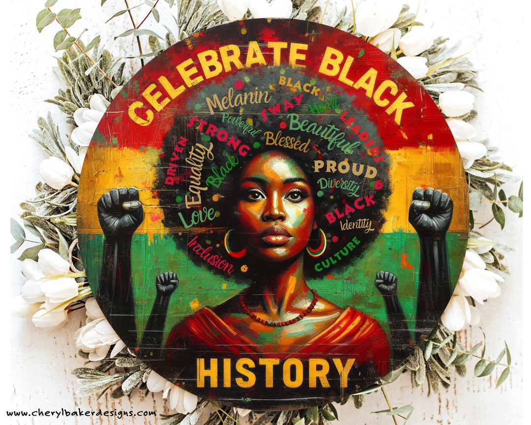 Black History Month, Black Month History, BHM Wall Art, Black History ...