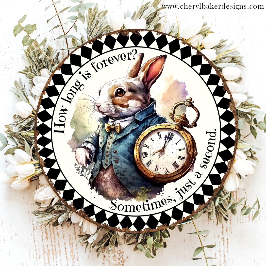 Alice N Wonderland Mad Tea Party Decor March Rabbit Alice in - Etsy