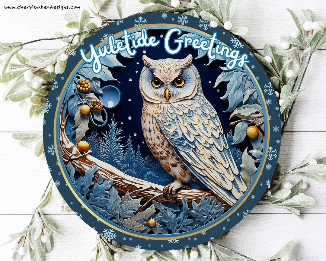 Yule Decoration, Yule Door Signs, Yuletide Decor, Yuletide Greetings ...