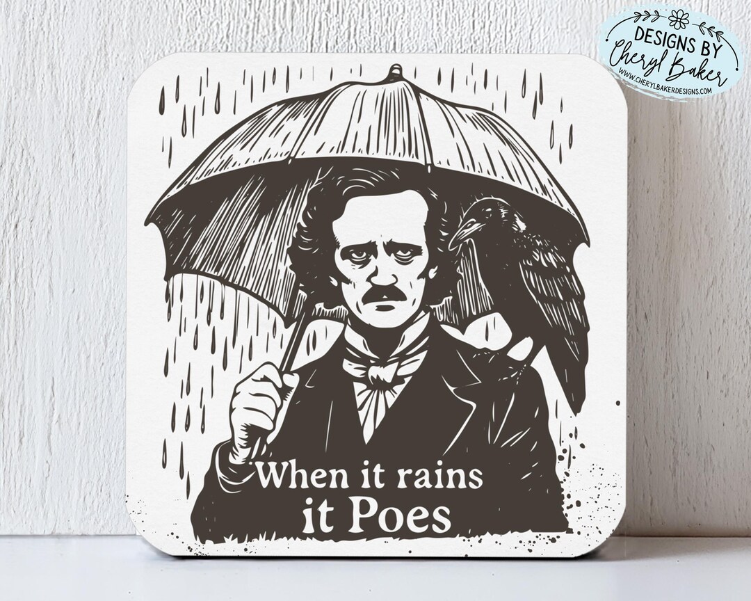 Edgar Allen Poe Gifts, Weird Magnets, Bookish Magnets, Cool Fridge ...