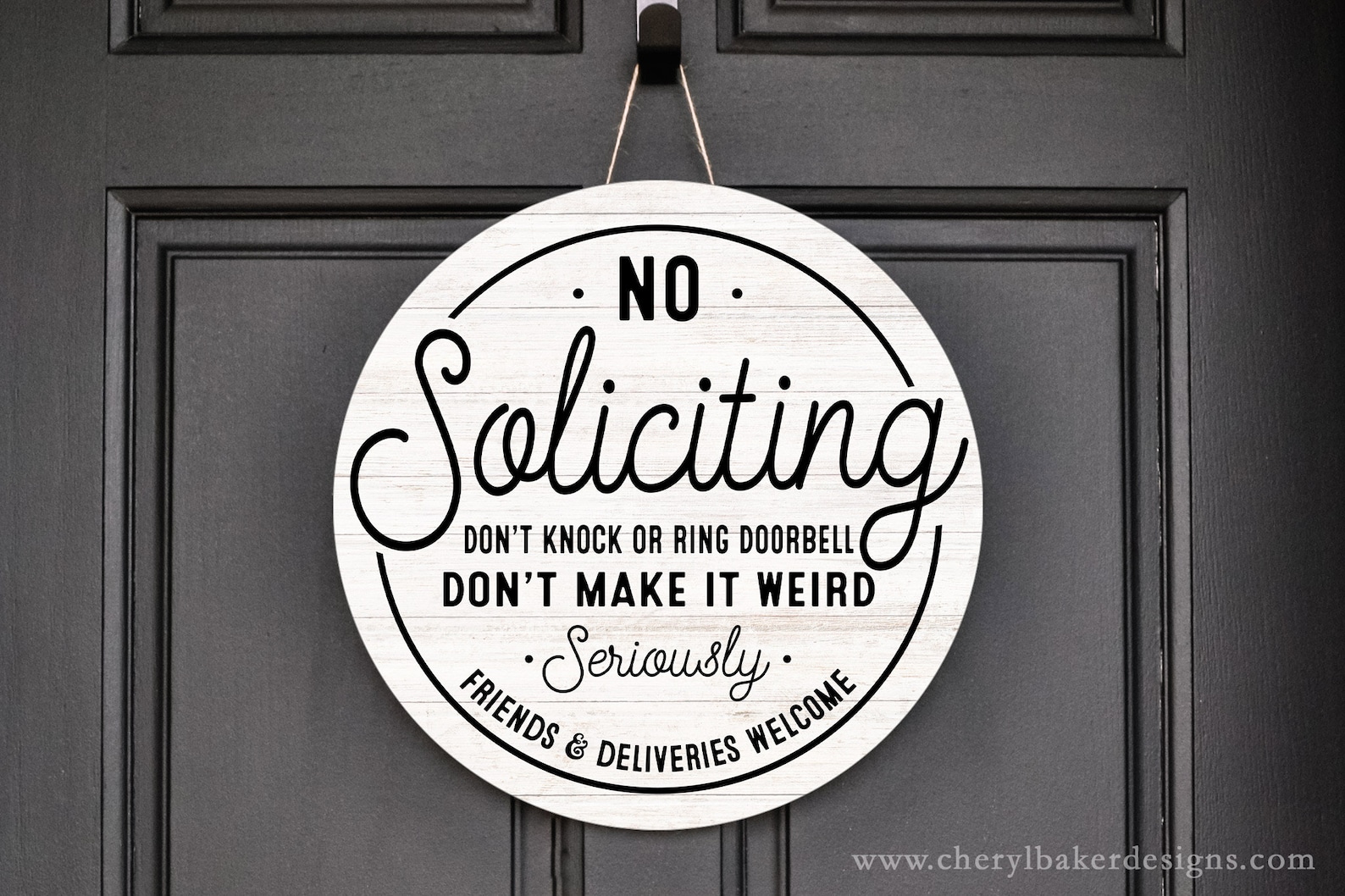 No Soliciting Signs, No Soliciting Sign Funny, Humor Door Hanger ...