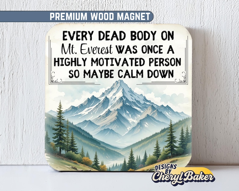 Motivational Fridge Magnet, Sarcastic Work Magnet, Funny Magnet for ...