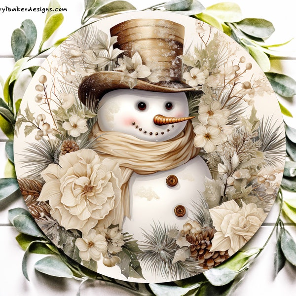 Snowman Wreath Sign - Etsy
