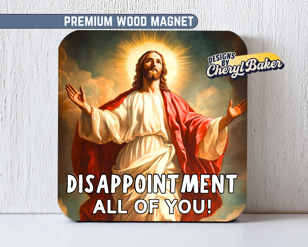 Jesus Magnets Funny, Jesus Decor Funny, Christ As, Bible Quote Magnets ...