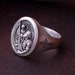 Silver St Christopher Signet Ring for Men⋆catholic Jewelry Personalized ...