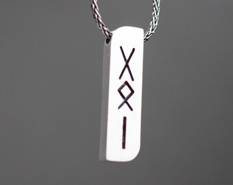 Viking Birth Month Necklace - Etsy